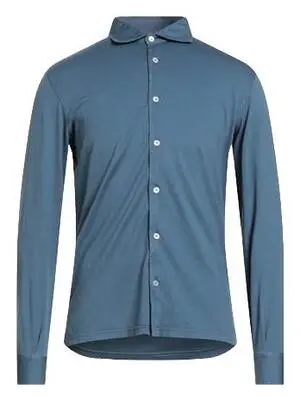 Fedeli Shirt Slate Size Organic Cotton - Blue