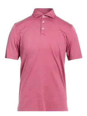 Fedeli Polo Shirt Antique Rose Size Organic Cotton - Pink