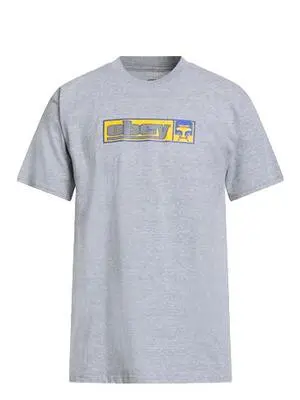 Obey T-shirt Light Size Cotton, Polyester - Grey