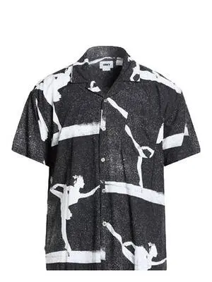 Obey Shirt Size Viscose - Black