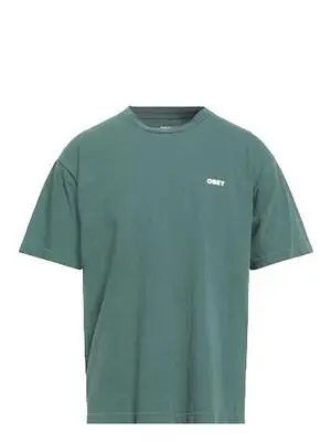 Obey T-shirt Dark Size Cotton - Green
