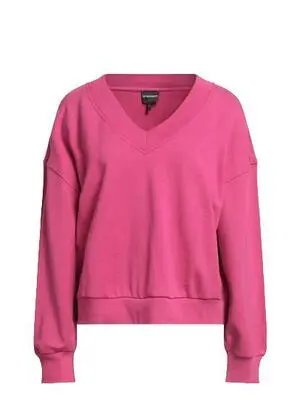 Emporio Armani Cotton-elastane Sweatshirt - Pink