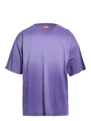 DIESEL T-shirt Size Cotton - Purple