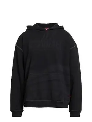 DIESEL Hooded Sweatshirt With Logo - Black