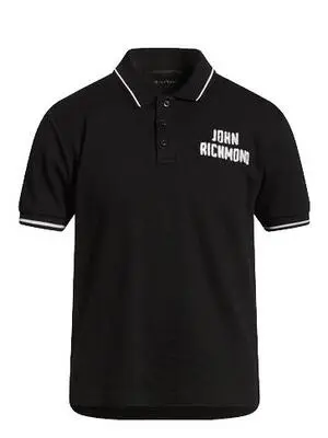 John Richmond Polo Shirt Size Cotton - Black