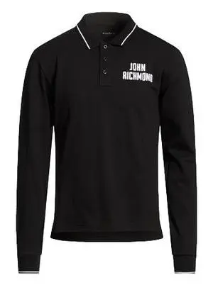 John Richmond Polo Shirt Size Cotton - Black
