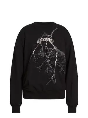 Givenchy Printed Cotton French Terry Sweatshirt - Black