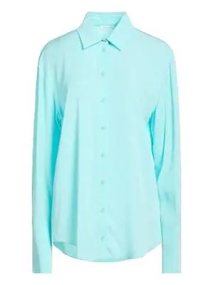 Patrizia Pepe Shirt In Sky Viscose - Blue