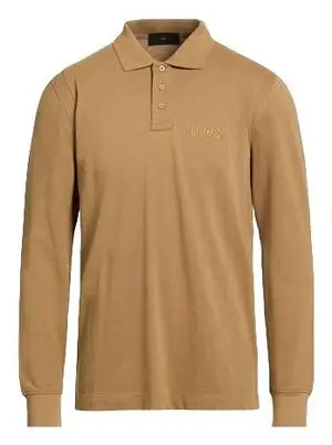 LIU •JO MAN Polo Shirt Camel Size Cotton - Beige