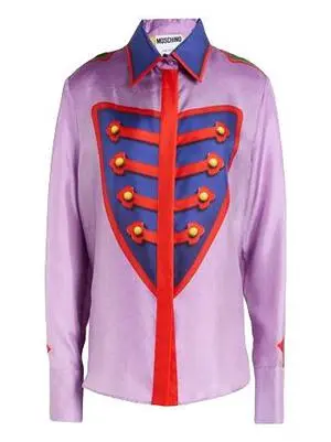 Moschino Couture Silk Shirt - Purple