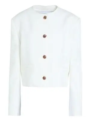 MSGM Crepe Jacket - White