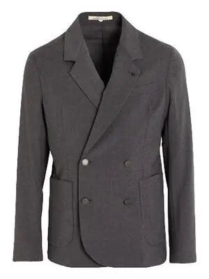 MESSAGERIE Blazer In Wool, Viscose, And Elastane - Grey