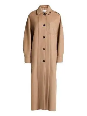 Max Mara Sfilata Camel Coat In Virgin Wool And Cashmere - Beige