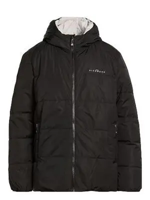 John Richmond Padded Hooded Jacket - Black