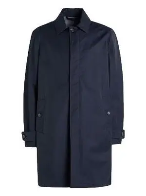 Montedoro Cotton And Polyamide Overcoat - Blue