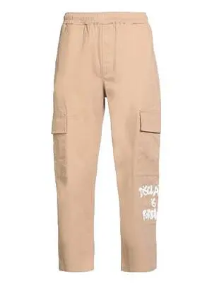 DISCLAIMER Cotton-elastane Gabardine Cargo Pants - Beige