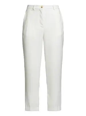 VICOLO Crepe Tapered Pants - White
