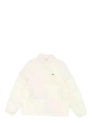 Lacoste Zip Puffer Coat - Neutrals