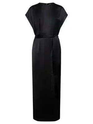 TOTEME Belted Maxi Dress - Black