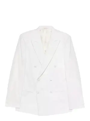 FURSAC Button Fastening Wool Suit Jacket - White
