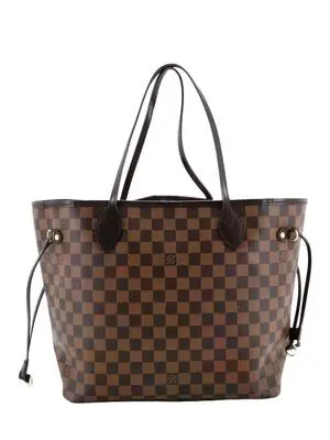 LOUIS VUITTON Neverfull Nm Damier Mm Tote Bag - Brown