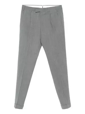 PT TORINO Concealed-fastening Trousers - Grey