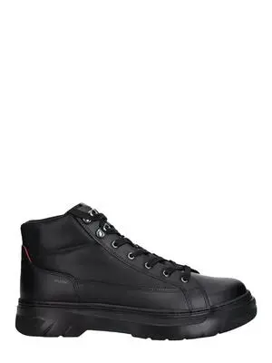 Hugo Lace-up Ankle Boots - Black