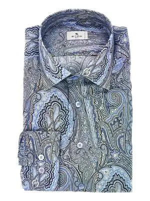 Etro Paisley-print Shirt - Blue