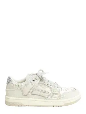 Amiri Skel Glitter-detail Sneakers - Neutrals