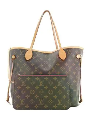 LOUIS VUITTON Neverfull Mm Tote Bag - Brown