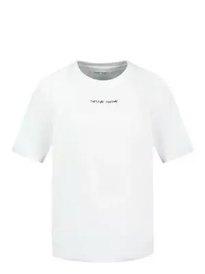 SAMSOE SAMSOE Graphic T-shirt - White