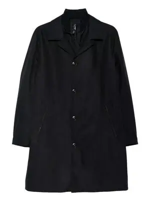 Canali Single-breasted Coat - Blue