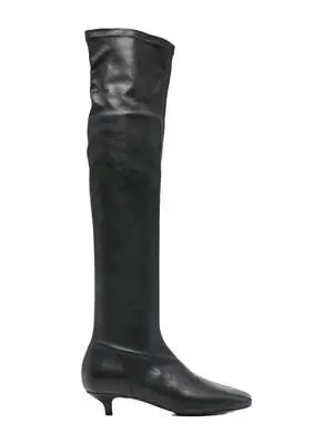 TOTEME Nappa-leather Knee-high Boots - Black