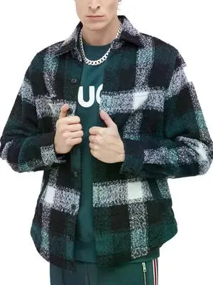 Hugo Checked Jacket - Green