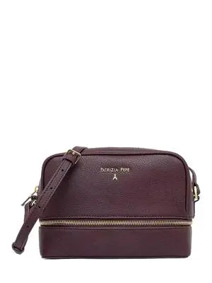 Patrizia Pepe Logo-lettering Crossbody Bag - Purple