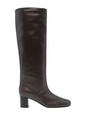 TOTEME 50mm Downtown Leather Knee-high Boots - Brown