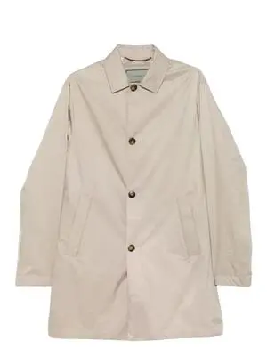 Canali Single-breasted Coat - Neutrals