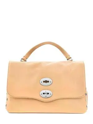 ZANELLATO Posti Handle Stud Tote Bag - Neutrals