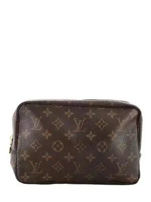 LOUIS VUITTON Trousse Toiletry Monogram Canvas 23 Pouch - Brown