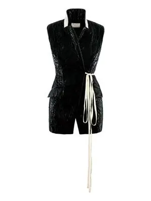 V:PM ATELIER Floral Embossed Velma Vest