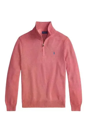 Polo Ralph Lauren Long-sleeve Zip Sweater - Pink