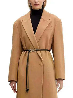 Hugo Belted Coat - Brown
