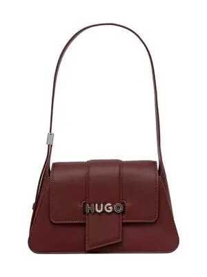 Hugo Logo-detail Shoulder Bag - Red