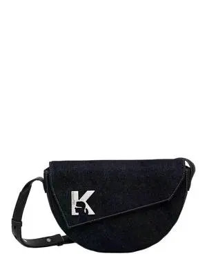 Karl Lagerfeld Logo-plaque Mini Bag - Blue