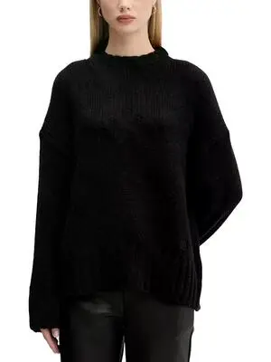 Hugo Round-neck Sweater - Black