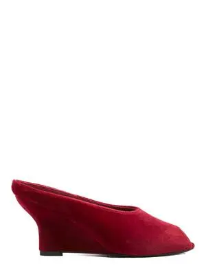 TOTEME 90mm Peep-toe Heeled Sandals - Red