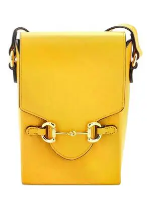 Gucci Horsebit 1955 Mini Crossbody Bag - Yellow