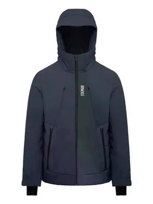 COLMAR Quilted Hooded Ski Jacket - Blue