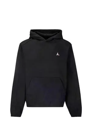 ROA Logo-print Hoodie - Black