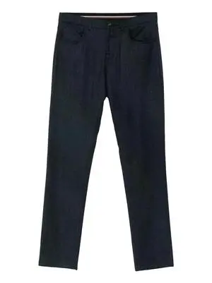 Canali Wool Trousers - Blue